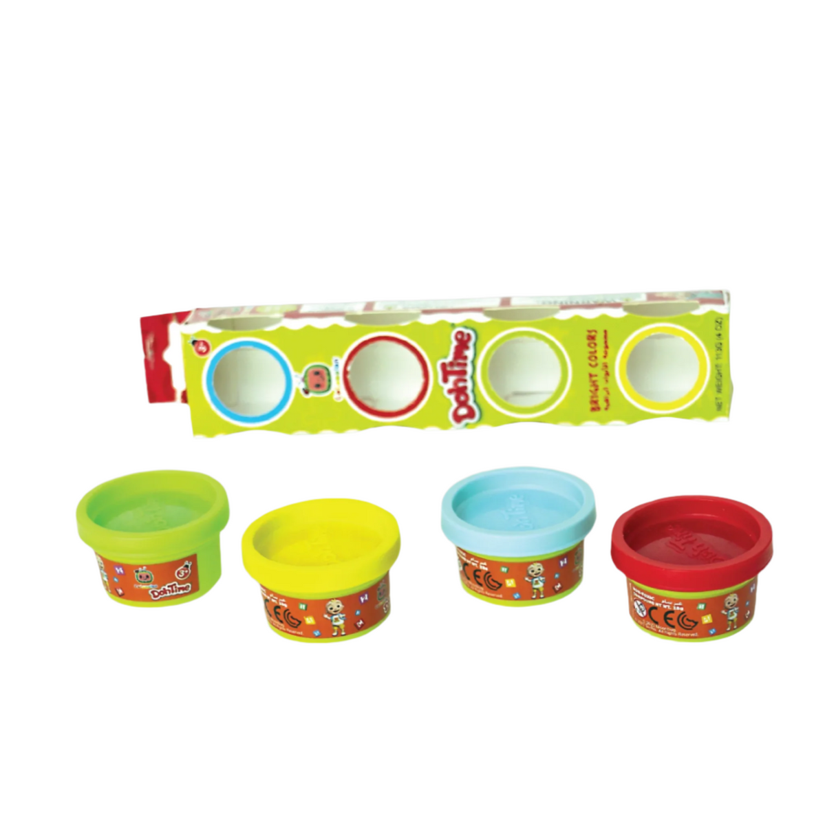 Dohtime Cocomelon Bright Colors (4-Pack, 1oz) – Amarello toys