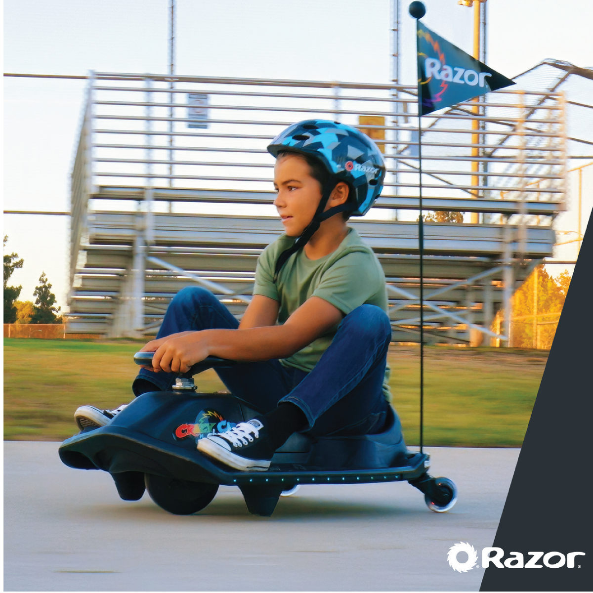 Razor Crazy Cart Shift Lightshow (13 km/h) – Amarello toys