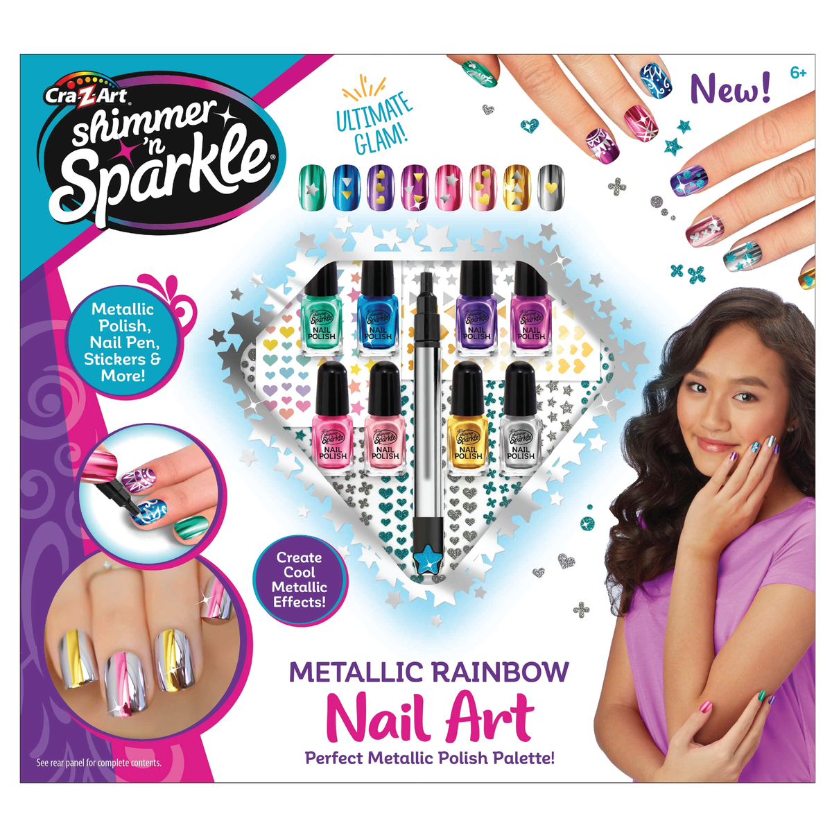 SNS Ultimate Glitter Metalic Nail Art – Amarello toys