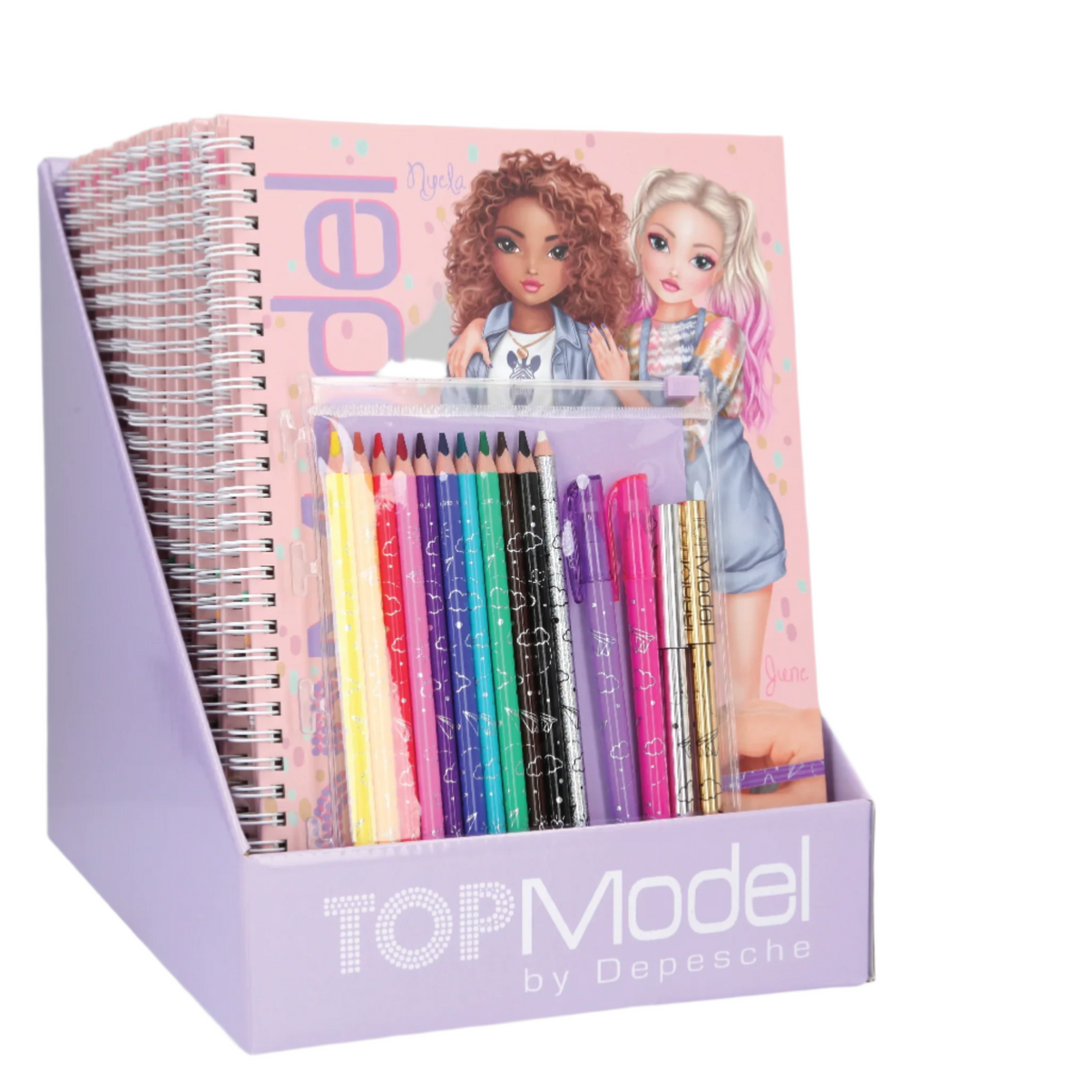 TOPModel Colouring Book w Pen Set – Amarello toys