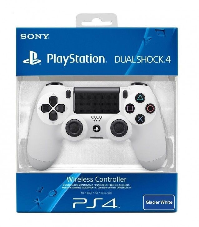 Sony DualShock 4 Wireless Controller (White)-PS4 – Amarello toys