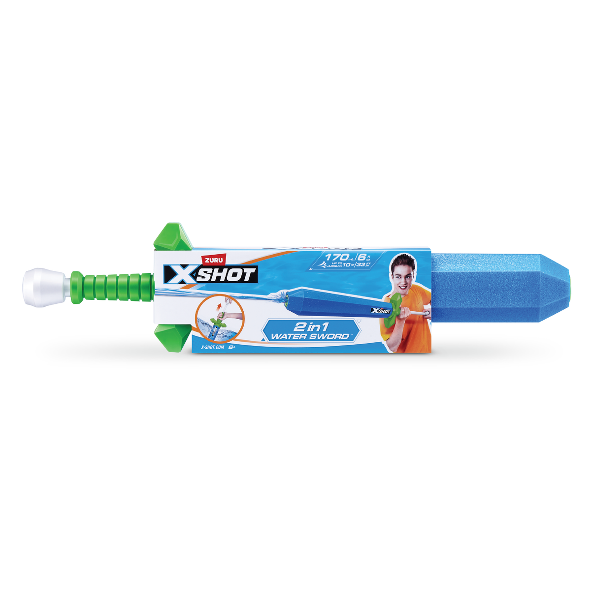 X-Shot Water 2-in-1 Sword – Amarello toys