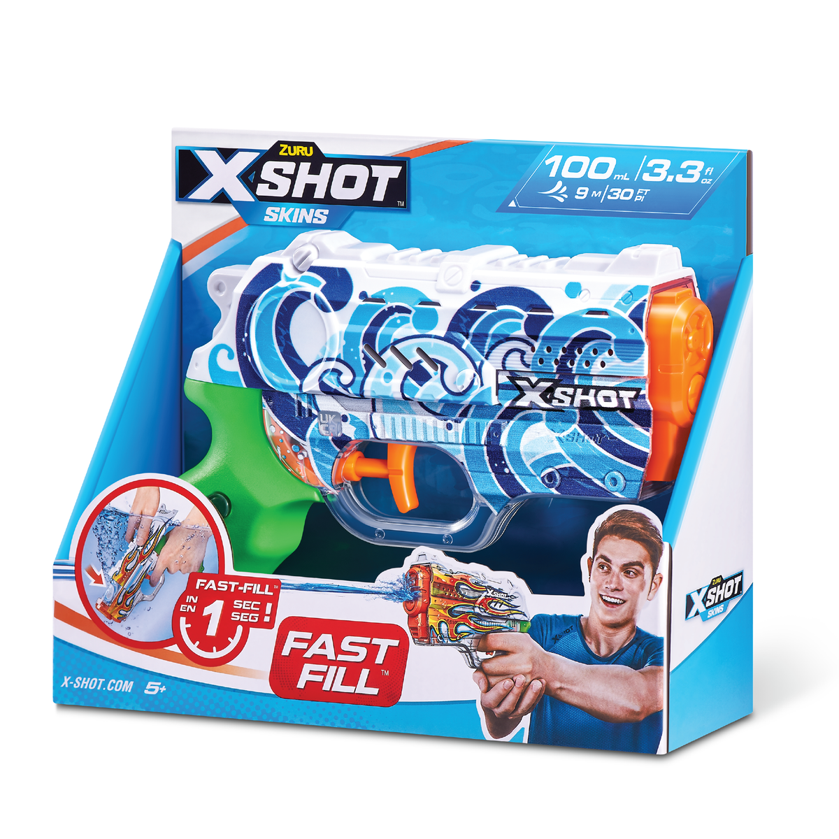 X-Shot Water Skins Nano Fast Fill – Amarello toys